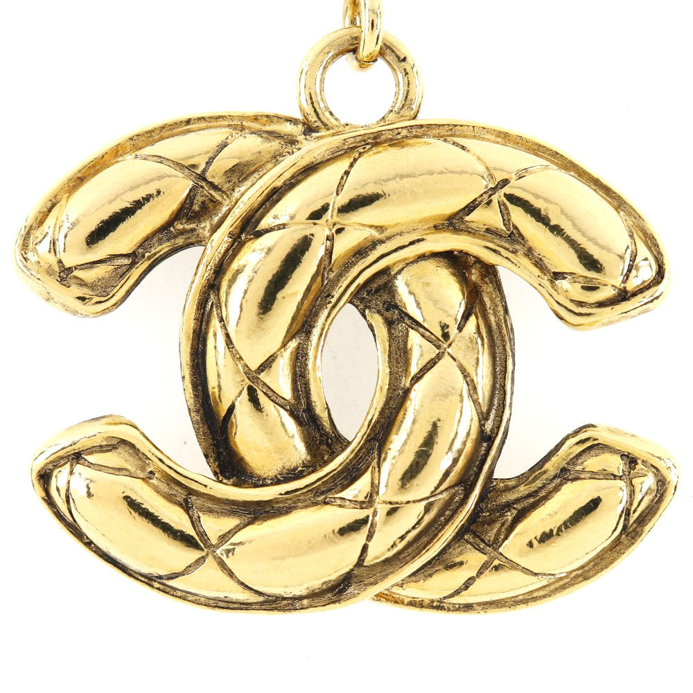 [CHANEL] Chanel Keyling gold plating ladies key chain