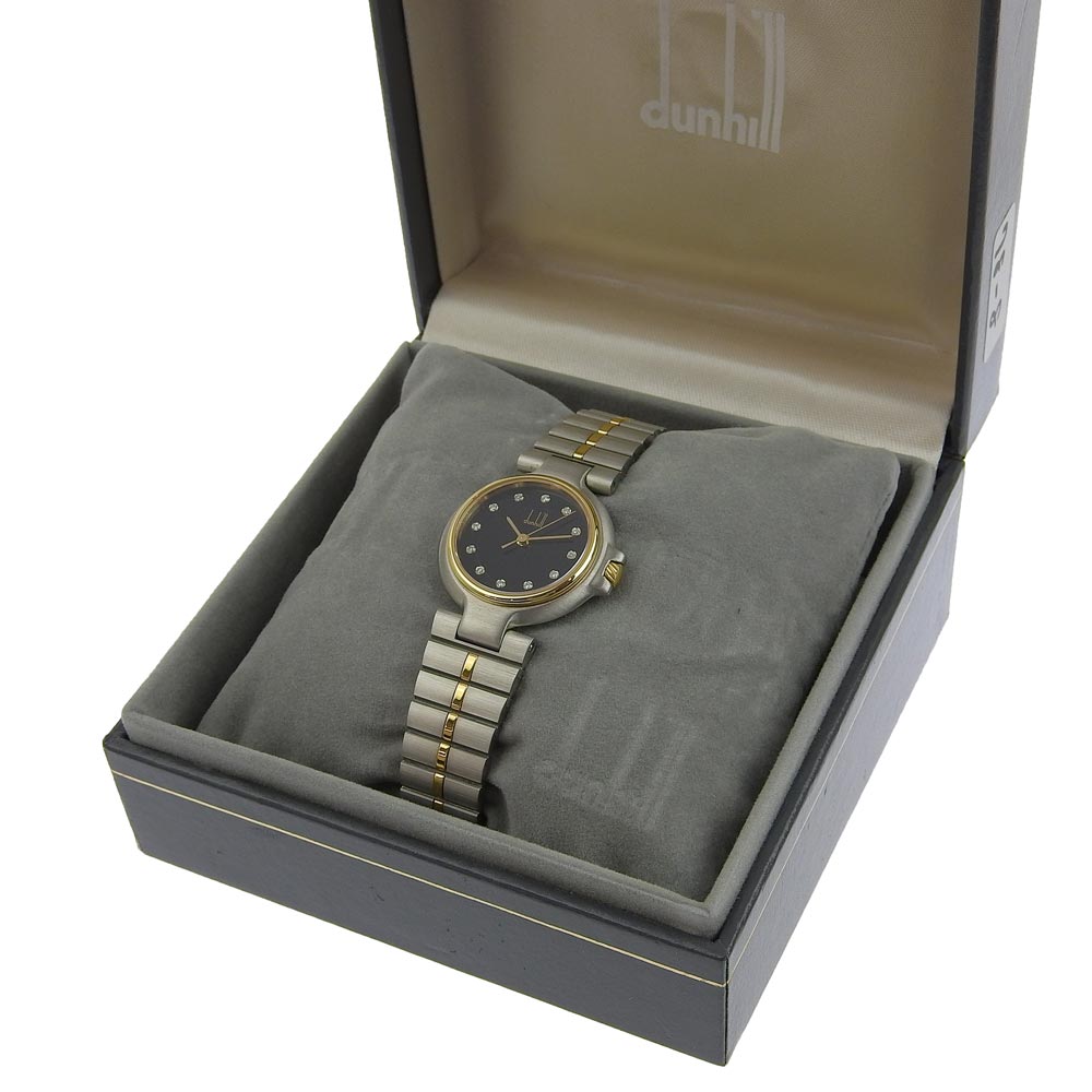 [Dunhill] Dunhill Millennium Combination Stainless Steel Silva/Gold ...